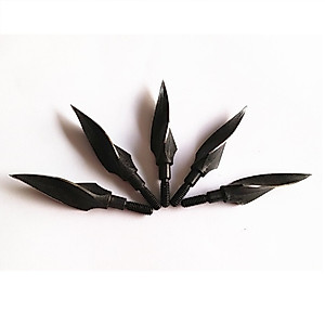 Fay Outdoor Sport Spiral Blade Wrenched Broadheads 150 Grain Traditional Arrowheads for Archery Hunting Arrows and Crossbow Bolts (12 Pack)