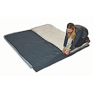 Coleman All-Weather Multi-Layer Sleeping Bag, 3 Versatile Layers for Temperatures Ranging from 0°F to 60°F, Includes No-Snag Zipper, Easy Packing, and Heat Insulation