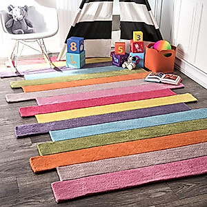 nuLOOM Hand Tufted Pantone Area Rug, 5' x 8', Multi