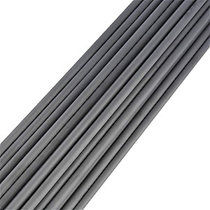 AMEYXGS 30Inch Carbon Arrows Shaft ID 6.2MM Spine 340 400 500 600 with Aluminium Insert for DIY Hunting Target Practice Pure Carbon Fiber Bare Arrow Shaft (24, spine 400)