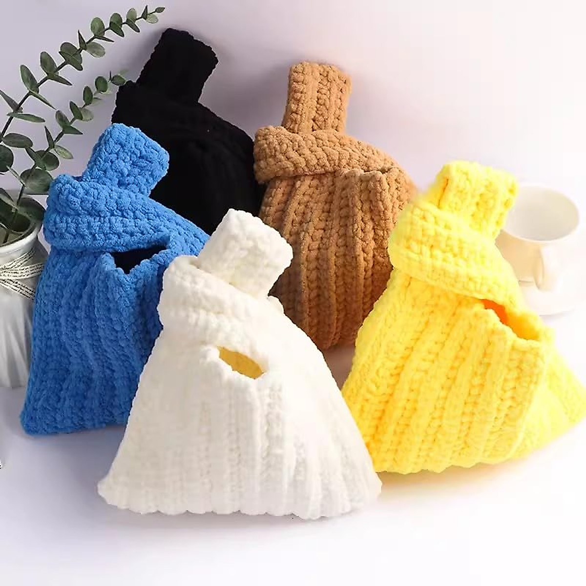 190g/ball Chenille Knitting Yarn Soft Ice Strip Line Cotton Yarn DIY Wool Yarn for Hand Knitting Scarf Thick Wool Yarn