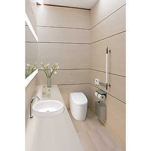 TOTO MS988CUMFG#01 NEOREST RH Dual Flush 1.0 or 0.8 GPF Toilet with Intergeated Bidet Seat and EWATER White-MS988CUMFG, Cotton White