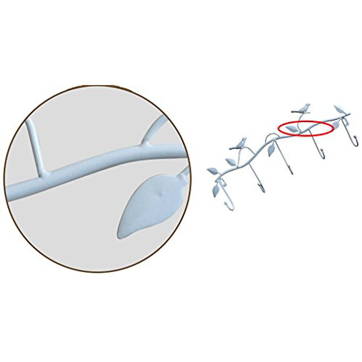 PeaceipUS Creative Door Coat Hat Hook Hanger Pastoral Clothes Hooks Hooks Hooks Racks Wall Hanging Wrought Iron Hooks (Color : Brown)