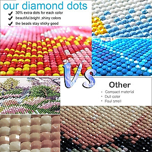 GemZono Diamond Painting Kits for Adults DIY 5D Diamond Art Paint with Round Diamonds Art Painting Kit for Home Wall Decor Gifts(12x16inch/30×40cm)
