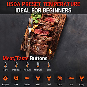 ThermoPro TP16S Digital Meat Thermometer for Cooking+ThermoPro TP22S Digital Wireless Meat Thermometer for Grilling