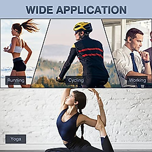 CelsusSound Bone Conduction Headphones with Noise-Canceling MIC, Bluetooth Waterproof Sport Headphones, Open Ear Stereo Headphones up to 10H Playtime, Wireless Headset for Running and Workout