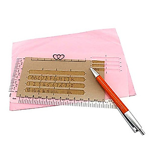 SUPVOX 4pcs Addressing Guide Stencil Templates for Envelopes Thank You Card