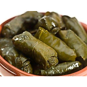 Krinos, Dolmas Stuffed Grape Leaves with Rice, Mediterranean Herbs in Sunflower Oil – Super Tasty Ready to Eat Vegan Rolls - Traditional Turkish Recipe – Dolmades Can (1)