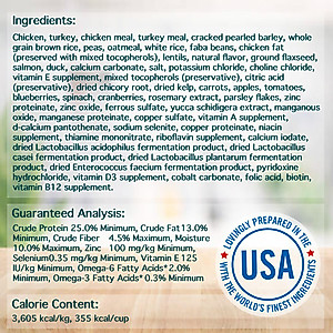 Chicken Soup for The Soul Classic Dry Small Bites Adult Dog Food, Chicken, Turkey & Brown Rice Recipe, 28 Pound Bag | Soy, Corn & Wheat Free, Small Breed Dog Food Made with Real Ingredients