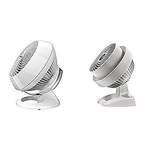 Vornado 560 Whole Room Air Circulator with 4 speeds, 560-Medium, White & 530 Compact Whole Room Air Circulator Fan, White
