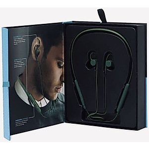 Brookstone FLEXVIBE Wrap-Around Neckband Sports Earbuds Green