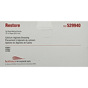 Hollister Restore Calcium Alginate Dressing - 12" Rope Box of 5 - Hol529940_Bx
