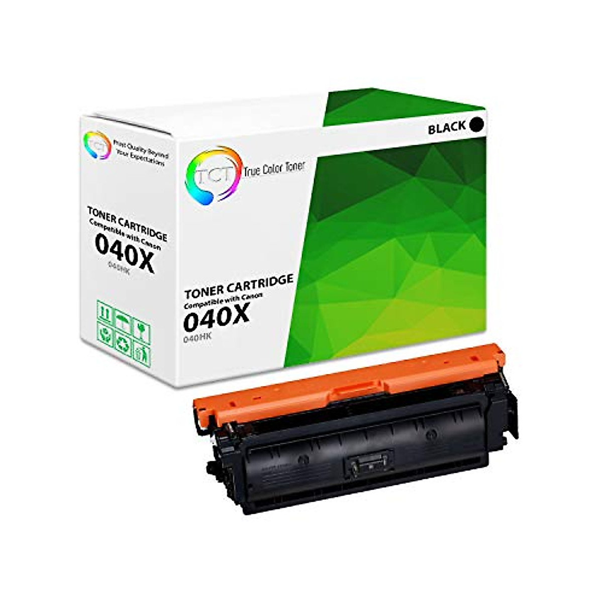 TCT Premium Compatible Toner Cartridge Replacement for Canon 040H High Yield Works with Canon Color ImageClass LBP712CDN LBP712CX Printers (Black, Cyan, Magenta, Yellow) - 4 Pack