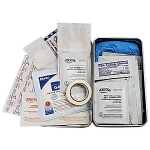 Family First Aid Kit by Coleman | 82 Piece First Aid Tin Kit | Small First Aid Kit for Car | Travel First Aid Kit | Sports First Aid Kit | Metal First Aid Kit for Camping, Hiking, or a Sports Bag