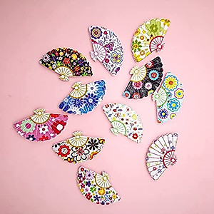 4 Pieces Fan Needle Minder，Magnetic Pin Holder for Cross Stitch, Needlework and Embroidery Accessories，Magnetic Needle Nanny