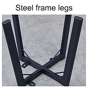 PUMPIE Office Reception Room Club Table and Chair Set Office Reception Round Table Simple Kitchen Dining Table for Kitchen Meeting Room Library Movie Theater Tea Shop (Color : Blue)