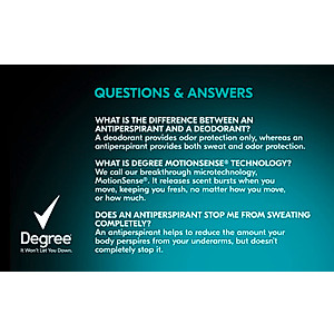 Degree Men UltraClear+ Antiperspirant Deodorant, Black & White, 2.7 oz, 5-count