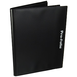 BCW Pro-Folio 9-Pocket Card Album - Black | Archival Safe, Side-Loading Trading Card Binder | Premium Collectible Storage Solution for Trading Cards, TCG, Sports Cards, and More - 360-Card Capacity