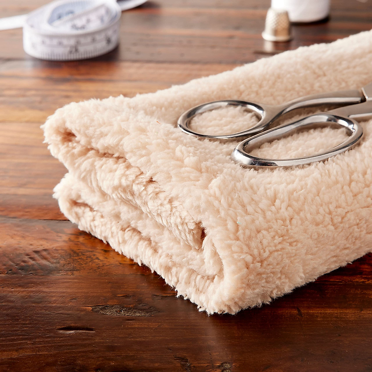 Natural Sherpa Fabric Bundle by Loops & Threads®