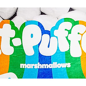 Jet-Puffed Marshmallows Plush Fleece Throw Blanket | Soft Polyester Cover For Sofa and Bed, Cozy Home Decor Room Essentials | Cute Gifts and Collectibles | 45 x 60 Inches