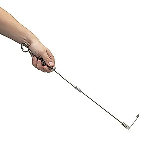 Smith & Basil Charcoal Ash Rake for Grill - Tool Poker - Grilling Accessories - with a Microfiber Cleaning Cloth