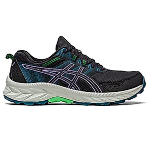 ASICS Women's Gel-Venture 9 Running Shoes, 9.5, Black/Digital Violet
