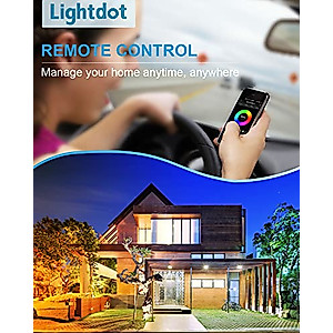 Lightdot Smart LED Recessed Lighting 4 inch, 9W 1000LM Dimmable Retrofit LED Can Lights Color Changing Ceiling Downlight WiFi App Control LED Recessed Lights Work (4 Pack)