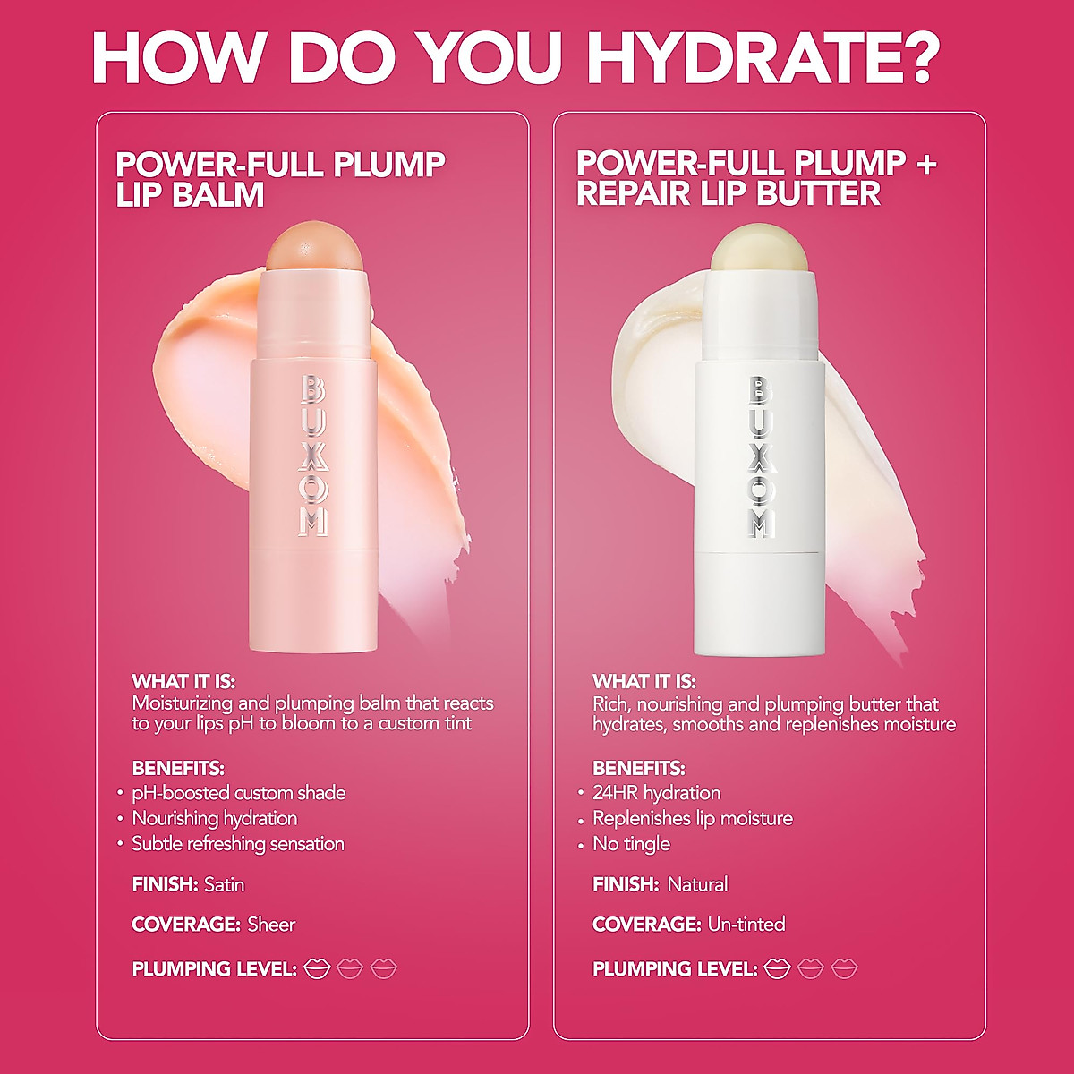 Power-Full Plump Lip Balm, Big 'O', 0.17 oz