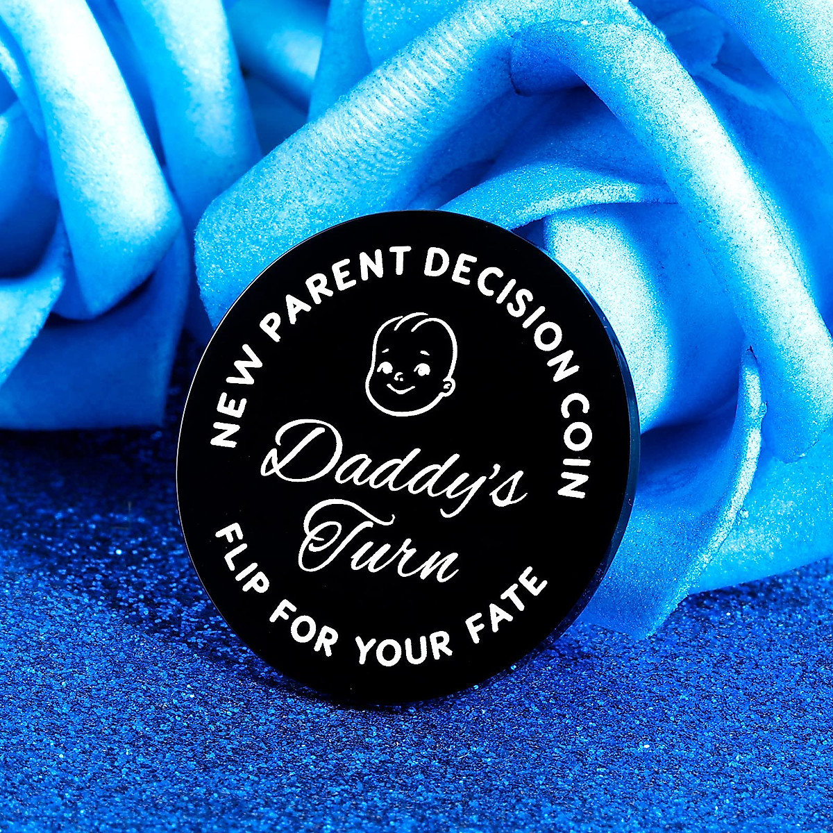 New Baby Gifts for New Parents Pregnancy Gifts for Women Men Double Sided Decision Coin for First Time Moms Dads Christmas Birthday Present Mummy to Be