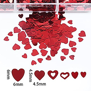 Holographic Nail Art Glitter 3D Holographic Nail Sequins Hollow Heart Glitters Flakes for Nail Art Craft