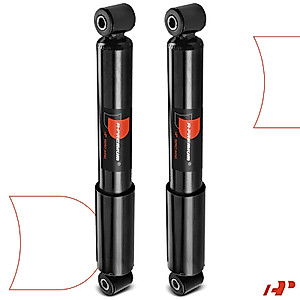 A-Premium Rear Shock Absorbers Struts Compatible with Dodge Grand Caravan 2008-2010, Chrysler Town & Country 2008-2010 - [without Load Leveling Suspension]