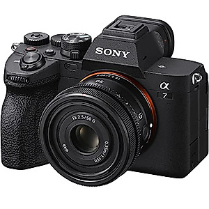 Sony a7 IV Full Frame Mirrorless Camera Body with 2 Lens Kit FE 50mm F2.5 G + 28-70mm F3.5-5.6 ILCE-7M4K/B + SEL50F25G Bundle w/Deco Gear Backpack + Monopod + Extra Battery, LED and Accessories