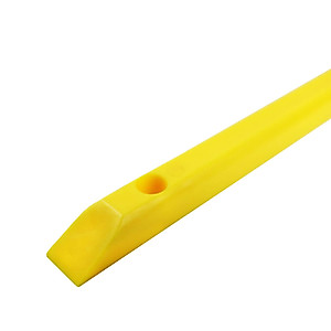 Yellow Skateboard Rails Old School Plastic with Mounting Screws by Black Diamond