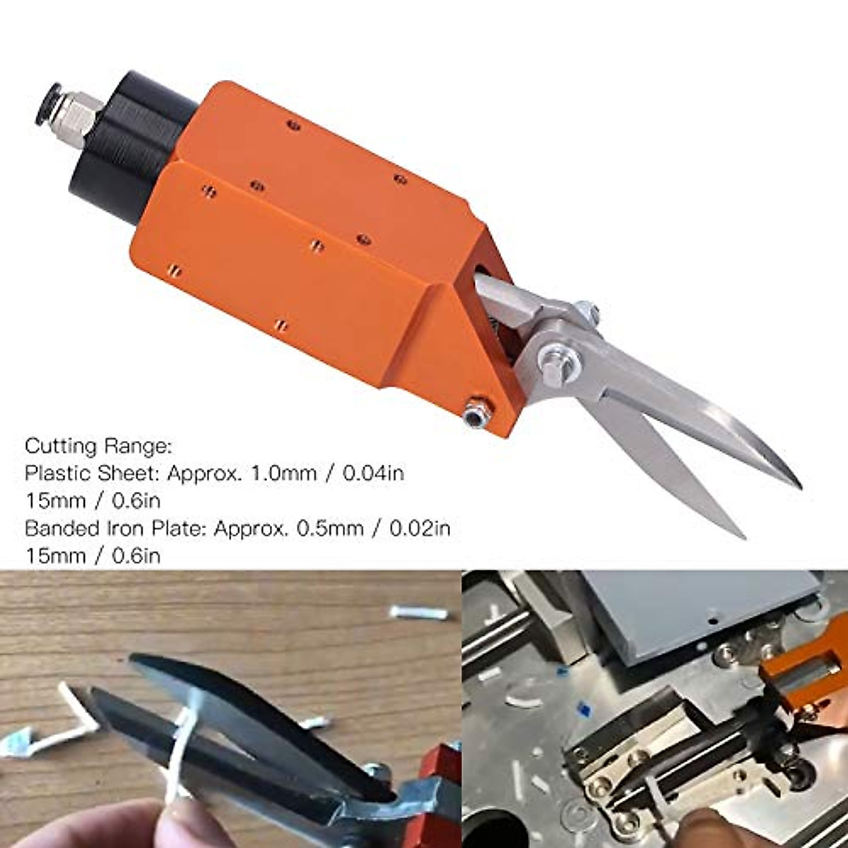 Air Nipper Pneumatic Scissors Metal Sheet Shear Gauge Cutting Machine AM‑10‑100S