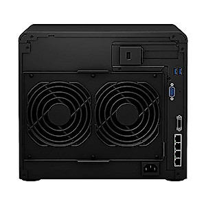 Synology DiskStation DS2419+ iSCSI NAS Server with Intel Atom 2.1GHz CPU, 16GB Memory, 48TB HDD Storage, DSM Operating System