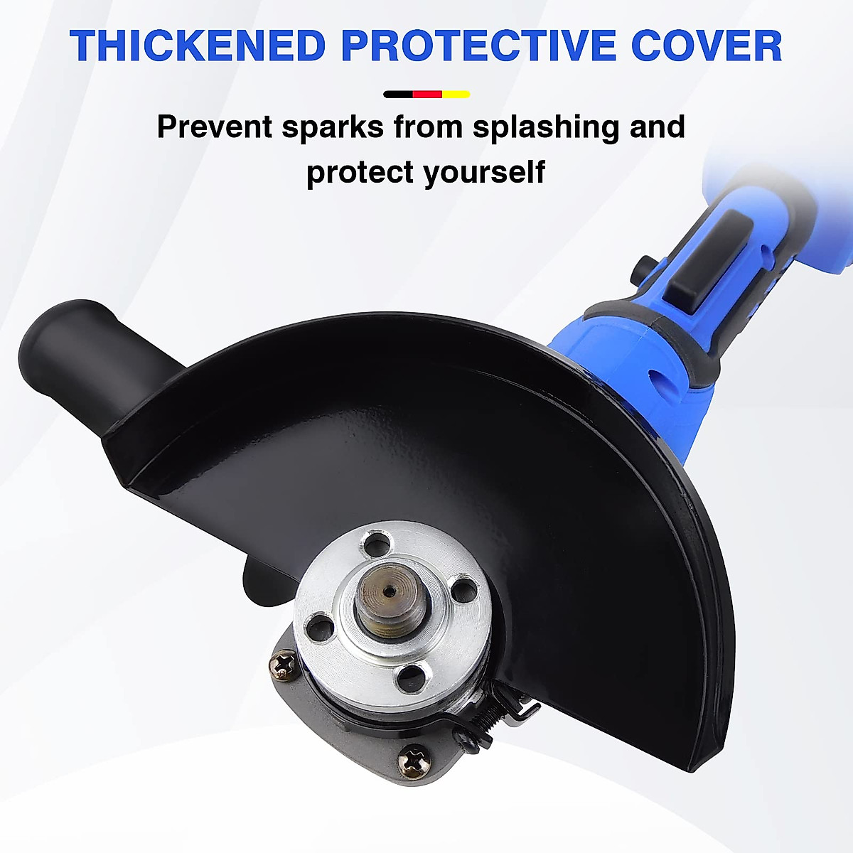 115MM Cordless Angle Grinder,Brushless Motor Grinder,Rechargeable Lithium Angle Grinder w/21V 3.0Ah Li-Ion Battery & Charger 4-1/2'' Saw Blade,10000 rpm for Cutting, Polishing,Grinding Woodworking