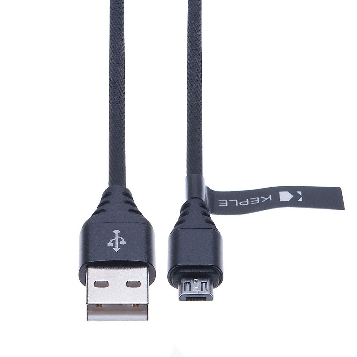 Keple Micro USB Cable | Fast Charging Cable Quick Charge Nylon Braided Charger Data Sync Lead for Game Controllers PS4, PS3 / Xbox One, One S, One X, Elite Controller | USB B High Speed Leads 1.5ft