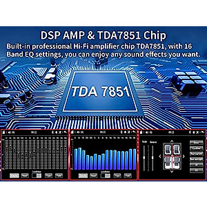 Double Din Car Stereo Compatible with Apple Carplay, 7 Inch Full HD Capacitive Touchscreen - Bluetooth, Mirror Link, Backup Camera, Steering Wheel, Subwoofer, USB/SD Port, A/V Input, FM/AM Car Radio