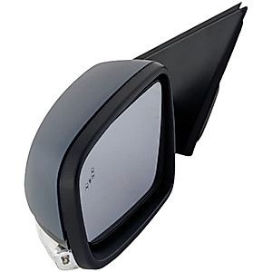 Kool Vue Driver Side Power Heated Mirror for Buick LaCrosse 2014-2016 With Signal Light, Blind Spot Light, Memory & Puddle Lamp Paintable For Models Without Driver Confidence Package