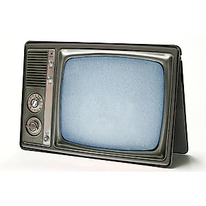 KSK KAISHEK Compatible with Macbook Air 13 inch Case 2018-2021 Release Retina Display Model A2337 M1 A2179 A1932, Plastic Hard Protective Shell & Black Keyboard Cover, Vintage TV