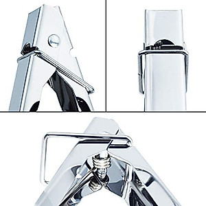 HINMAY Stainless Steel Serving Tongs Grilling Tongs Kitchen Pliers for Cooking Camping Barbecue (12-Inch 3 Pieces)