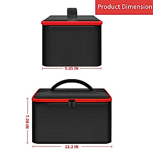 Air Compressor Bag Compatible with Craftsman V20 Tire Inflator (CMCE520B). Tire Inflator Case Travel Carrying Storage Holder Portable Organizer for Craftsman 20v Batteries and Charger (Box Only)