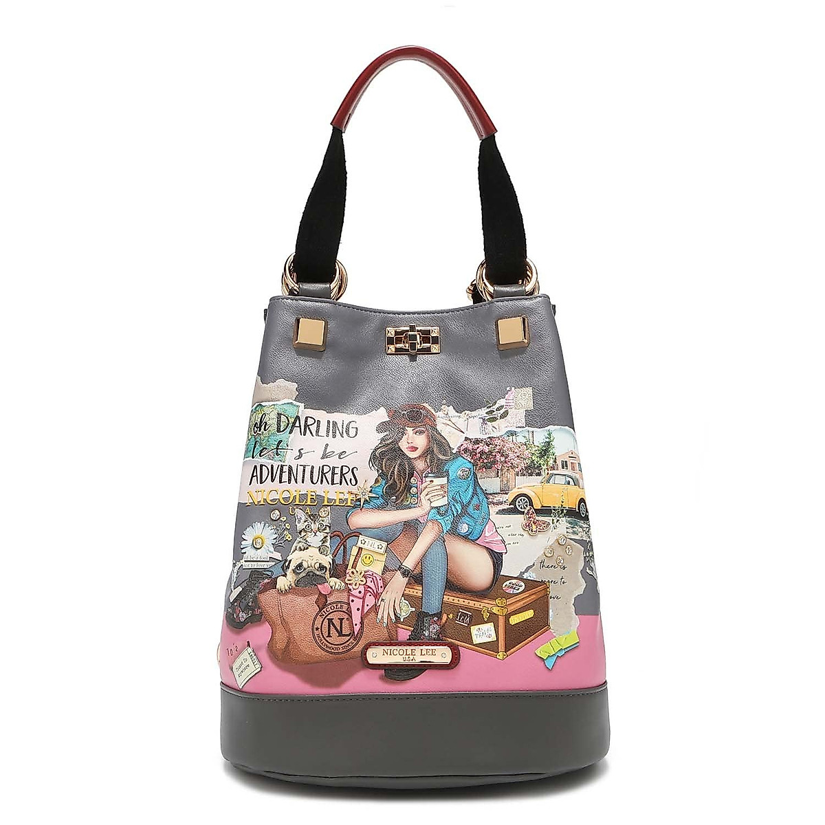 Nicole Lee Multifunctional Bucket Bag (JOURNEY OF STEPHANIE)