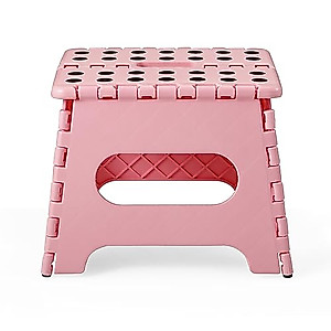PandaEar Small Folding Step Stool for Kids, 7.5 Inch Mini Collapsible Foldable Step Stool, Portable Stepping Stool, Study Plastic Foot Stool, Kids Stool for Bathroom Kitchen, Bedroom