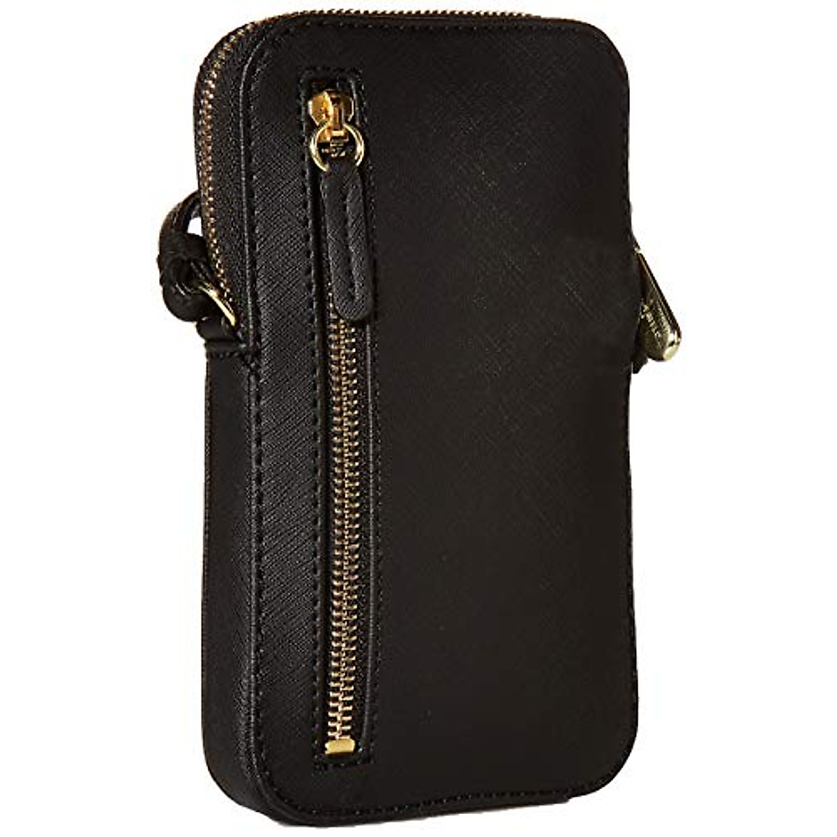 Karl Lagerfeld Paris Small Flap Crossbody, Black/Black Multi