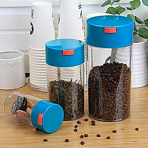 SPERKY Coffee Containers Vacuum Airtight Can Food Storage Container Plastic Kitchen Dried Fruit Box Multigrain Tank Kit Bottle Jars Sealed Coffee Grains