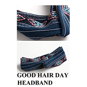 Huachi Boho Headbands for Women Twist Knot Head Bands Headwraps for Wigs African Cute Hair Bands Stretchy Fashion Summer Hair Accessories, 16 Pack