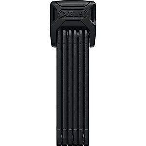 ABUS Bordo 6000K Folding Lock with Saddlefix Mount & rain Cap - Bike Lock with XPlus Cylinder for high Tamper Protection - ABUS Security Level 10 - Length 90 cm