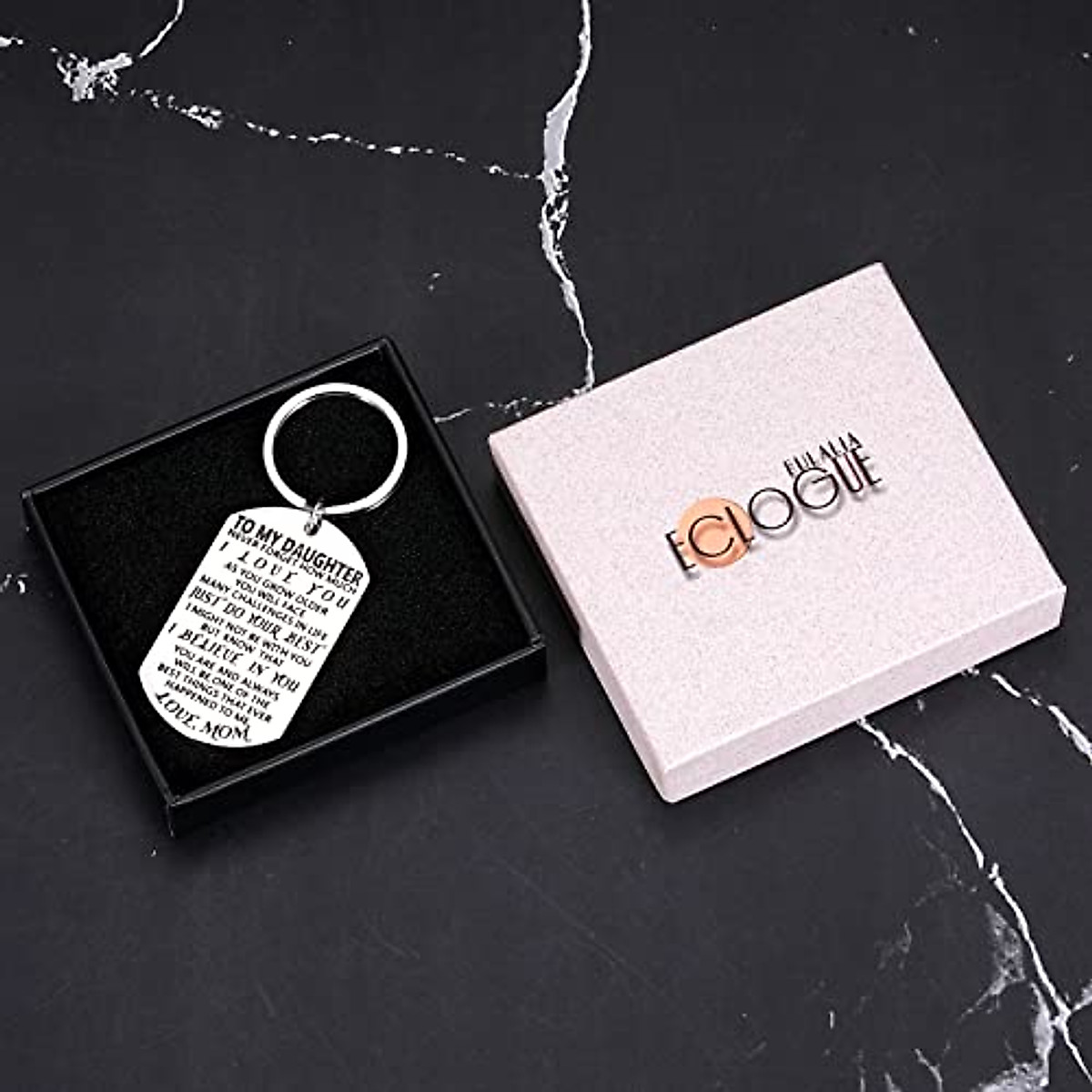 Inspirational Birthday Back to School Gifts Keychain for Women Teenage Girls Daughter Gifts from Mom Stocking Stuffers for Teens Her Adult Women Christmas Birthday Coming of Age Gradation Wedding Gift