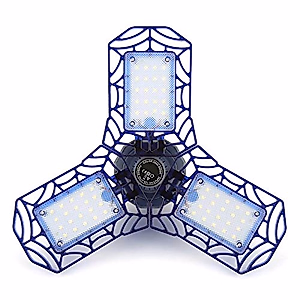 360º Triple Garage Light - Blue